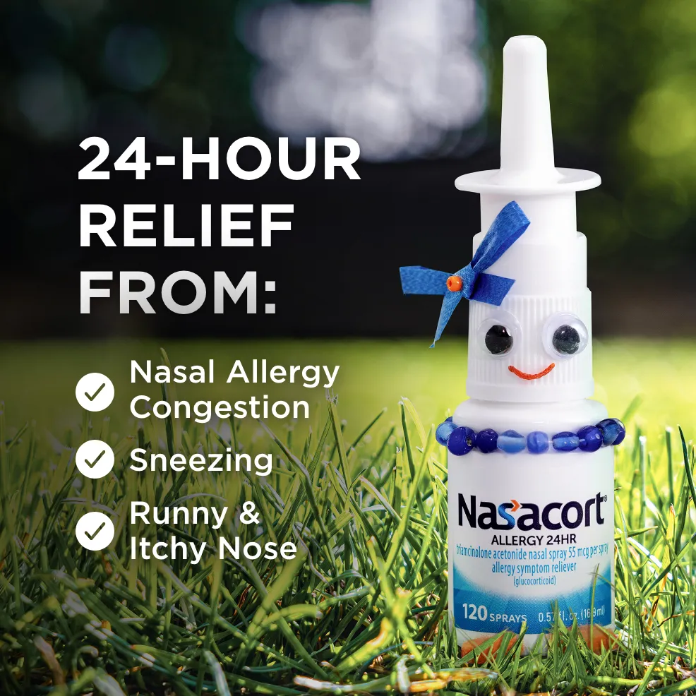 Allergy 24HR | Nasacort® Nasal Allergy Relief Spray